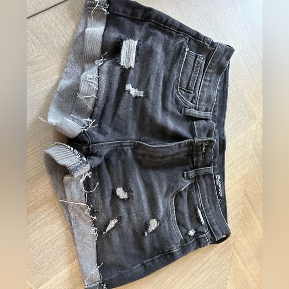 Blank NYC | Shorts | Dress Down Party Washed Black Cutoff Denim Shorts ...